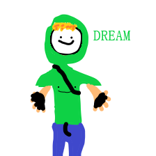 Off-topic, But i did some dream fanart. Ik its bad but i tried | Fandom