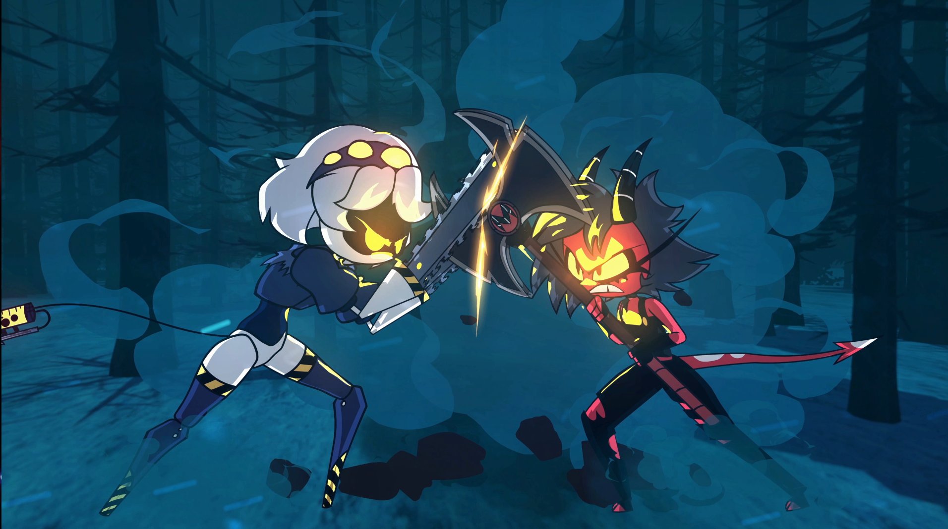 New shots of Murder Drones vs Helluva Boss! | Fandom