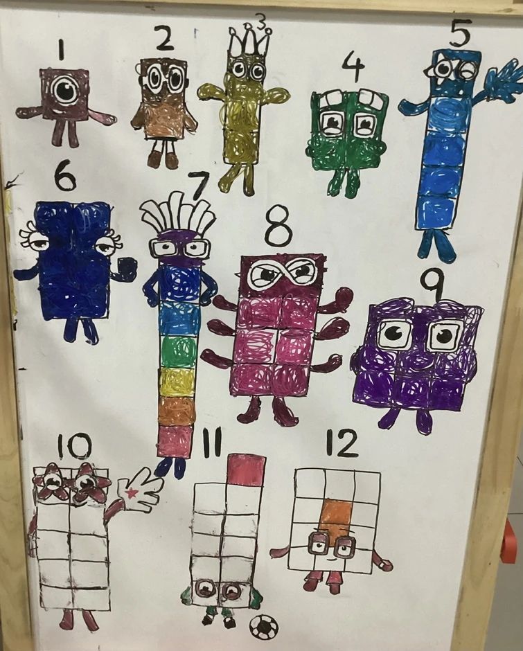 I definitely forgot to say I couldn’t draw numberblocks, didn’t I | Fandom