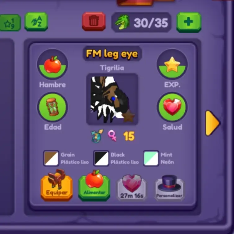 trading/selling FM leg eye tigrilia | Fandom
