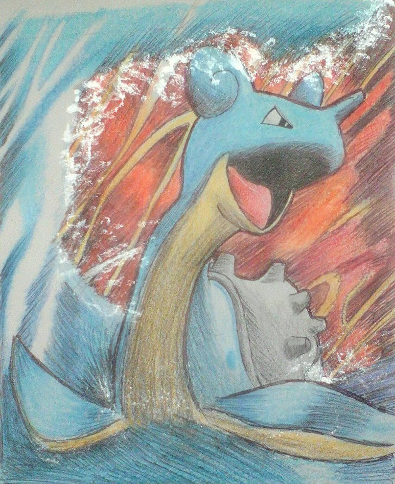 My Drawing#15: Lapras | Fandom