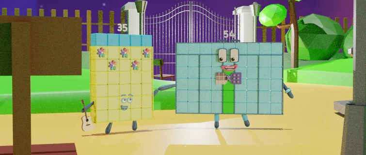 The Numberblocks Movie (2026) Thirty Five meets Fifty Four Image | Fandom