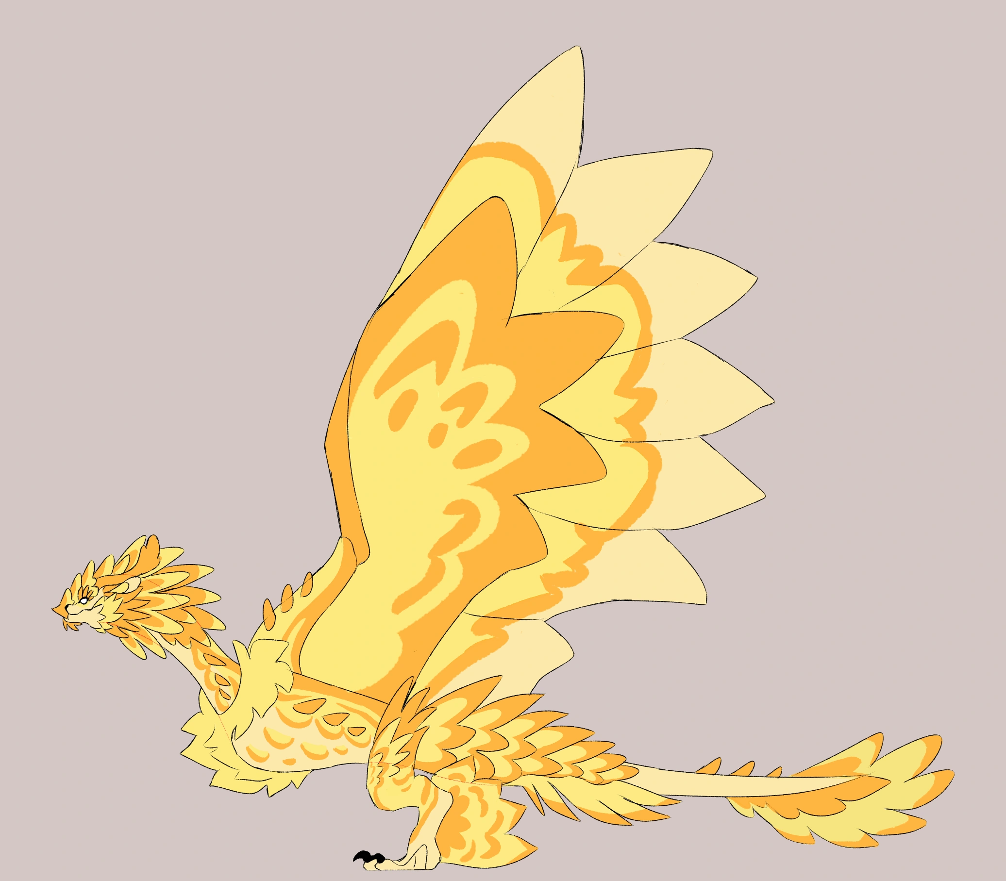 Dandelion dragon concept WIP - all coloring done!! 🌻 ️ | Fandom