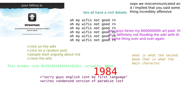 average wiki post (Starterpack #3) | Fandom