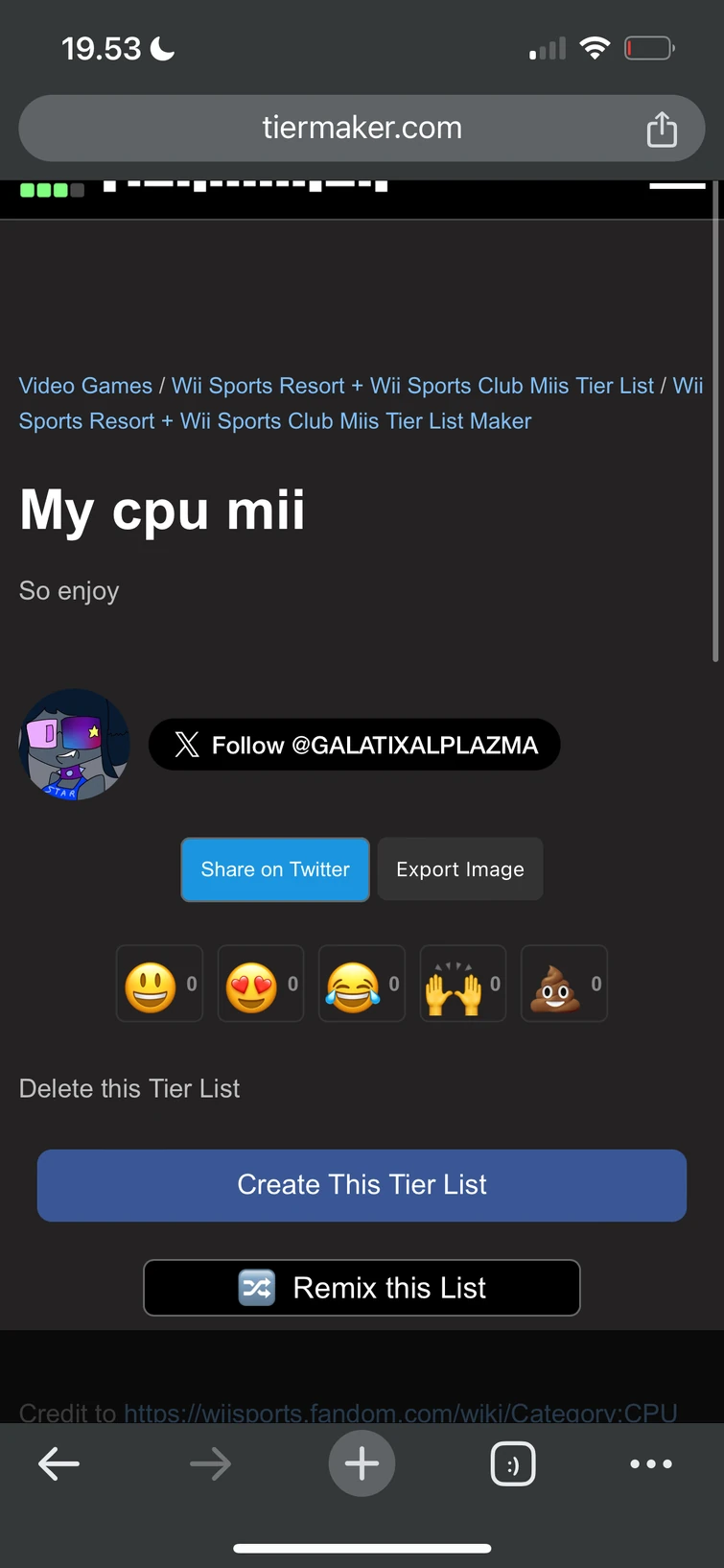 Heres my mii tier list | Fandom
