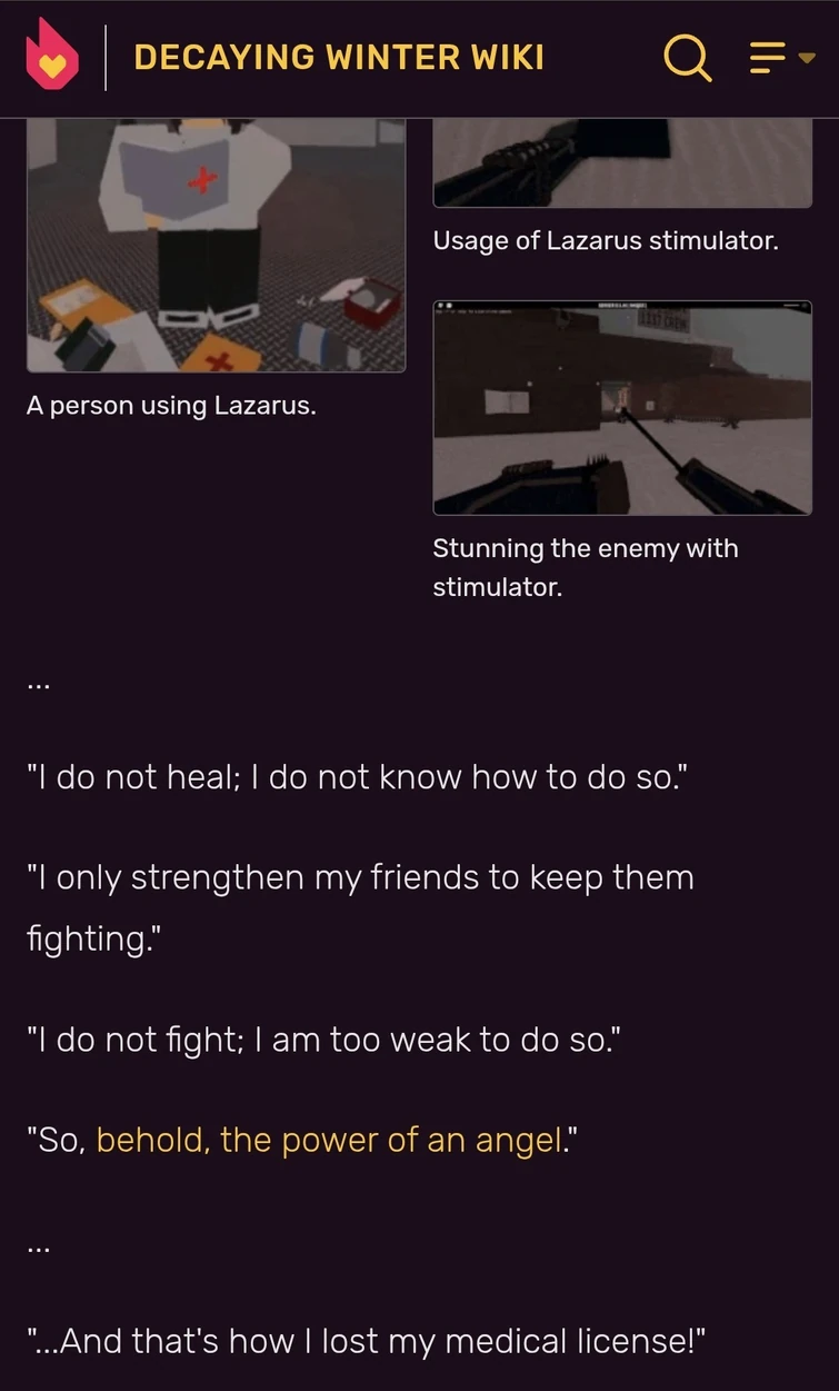 Discuss Everything About Decaying Winter Wiki | Fandom