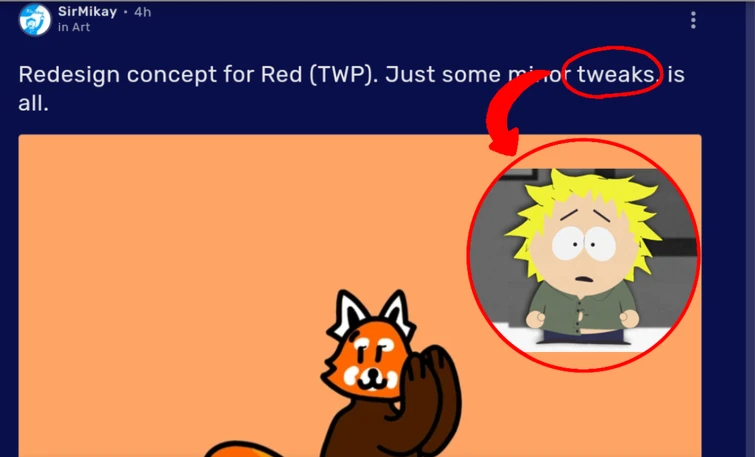 Redesign concept for Red (TWP). Just some minor tweaks, is all. | Fandom
