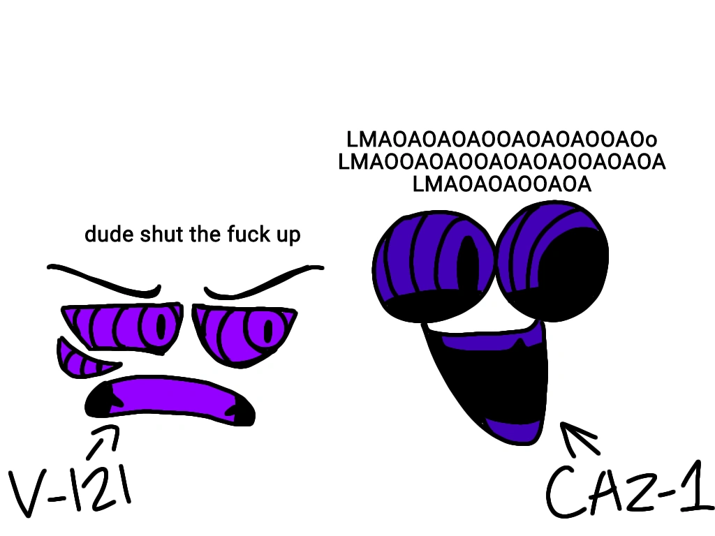 My fanmade entity V-121 and CAZ-1 | Fandom