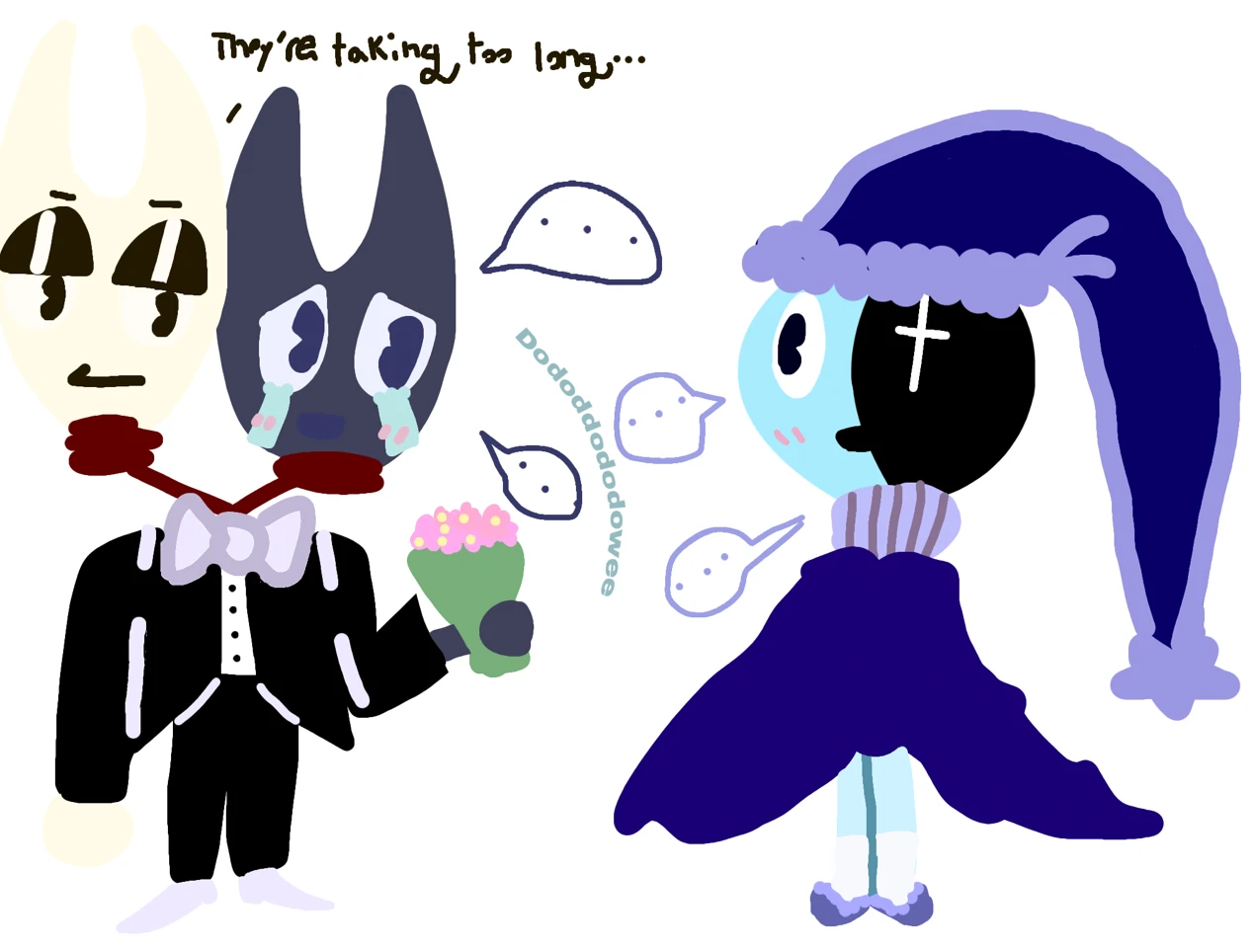 Small Dazzle x Astro doodle I made. | Fandom