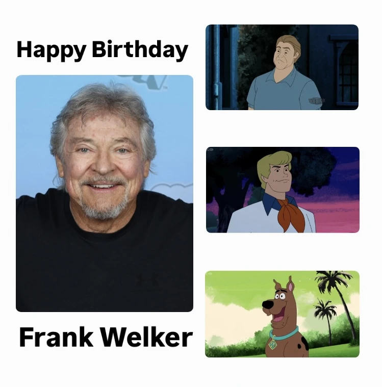 🎂🤍🤎 Happy Birthday to the voice acting and vocal effects himself, Frank ...