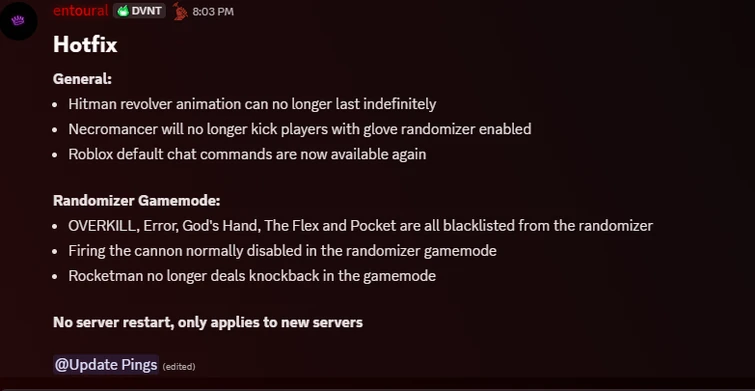 honestly wasn't necessary to remove one shots (and pocket) from the randomizer but ok | Fandom