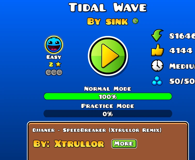 Tidal Wave 100% | Fandom