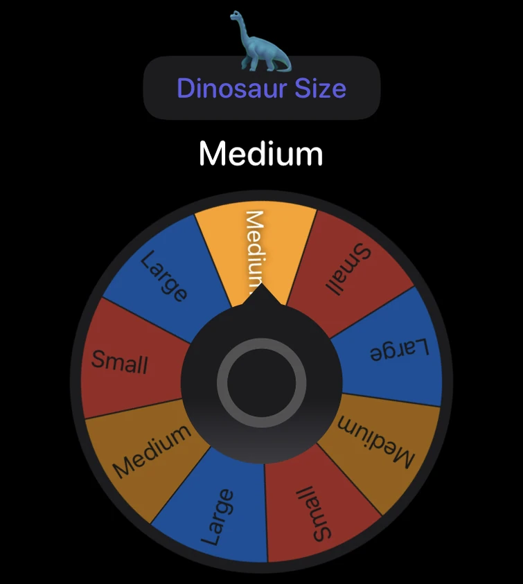 A random Dinosaur generator wheel I made | Fandom