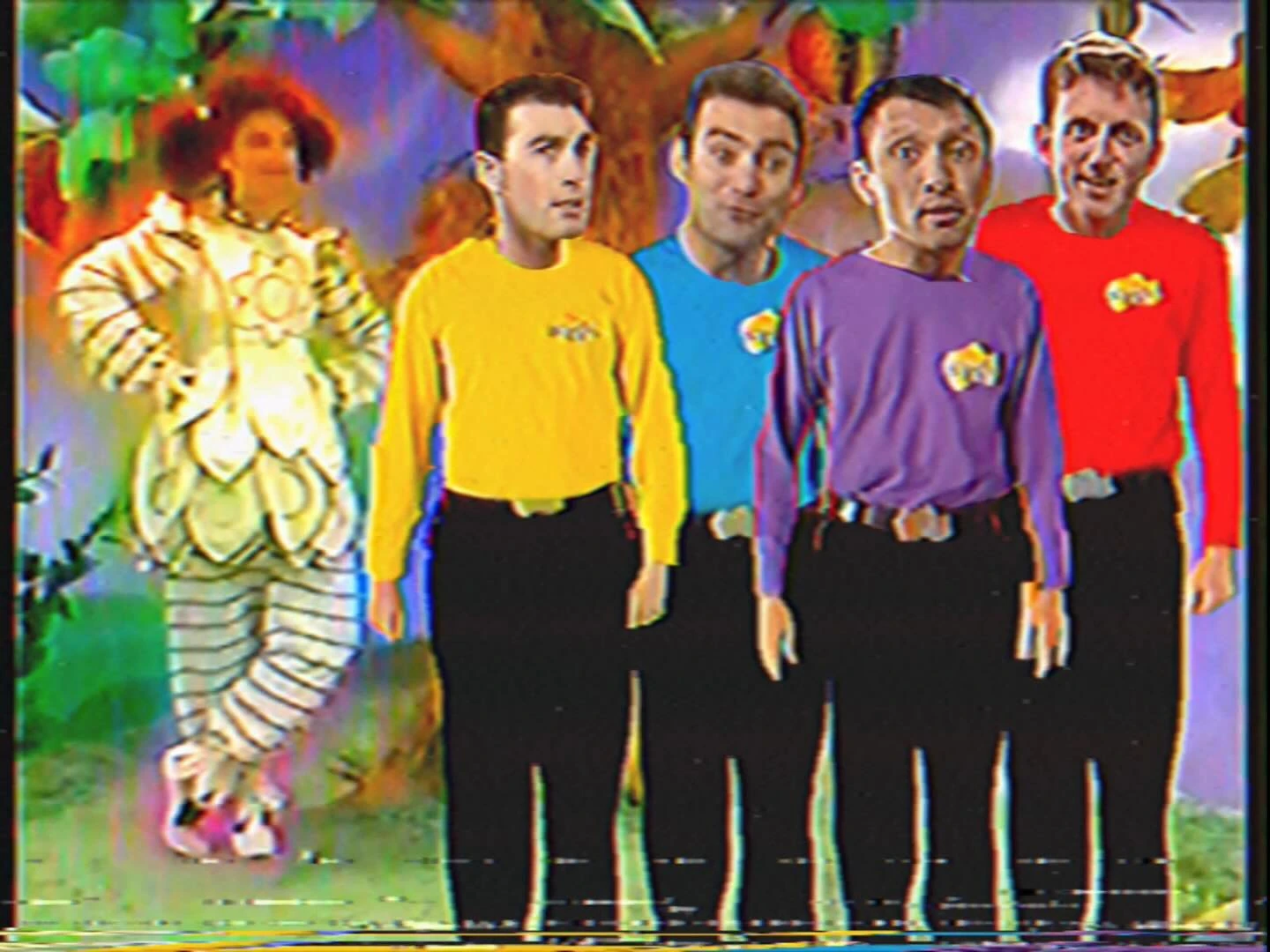 Sillywhim looks behind The Wiggles Photo promo | Fandom
