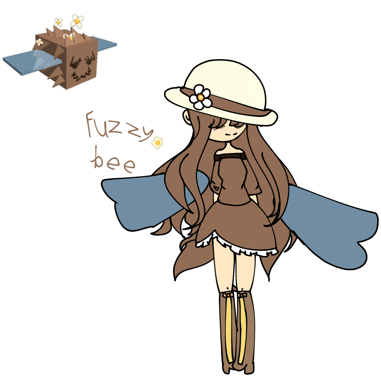 Humanized fuzzy bee! | Fandom