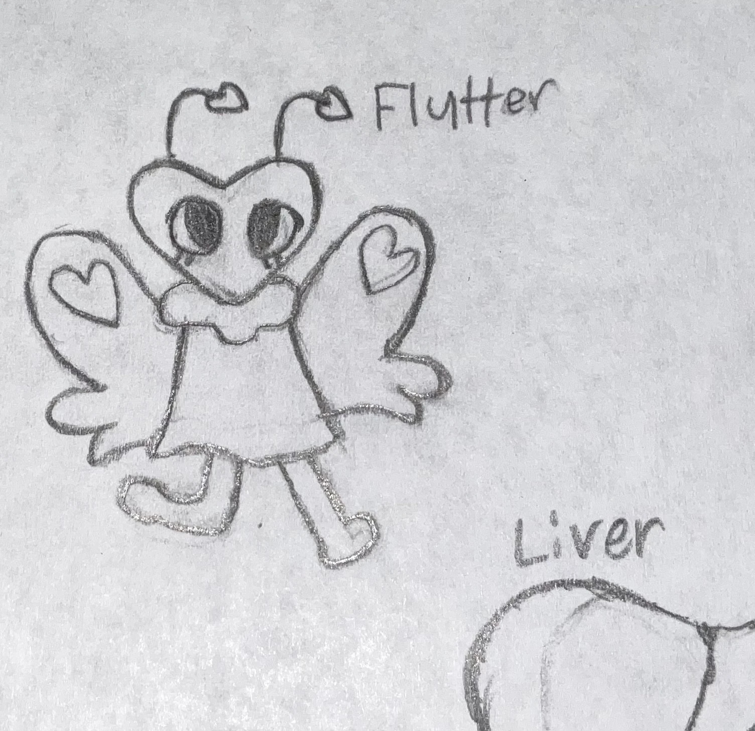 little flutter drawing i made at school yesterday :D | Fandom