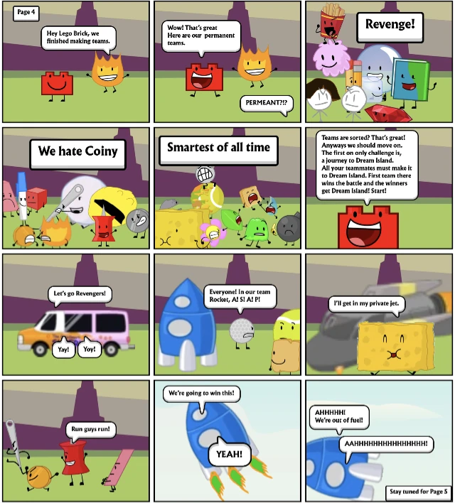 Battle for Dream Island: The Movie “Journey to Dream Island” Page 4 | Fandom