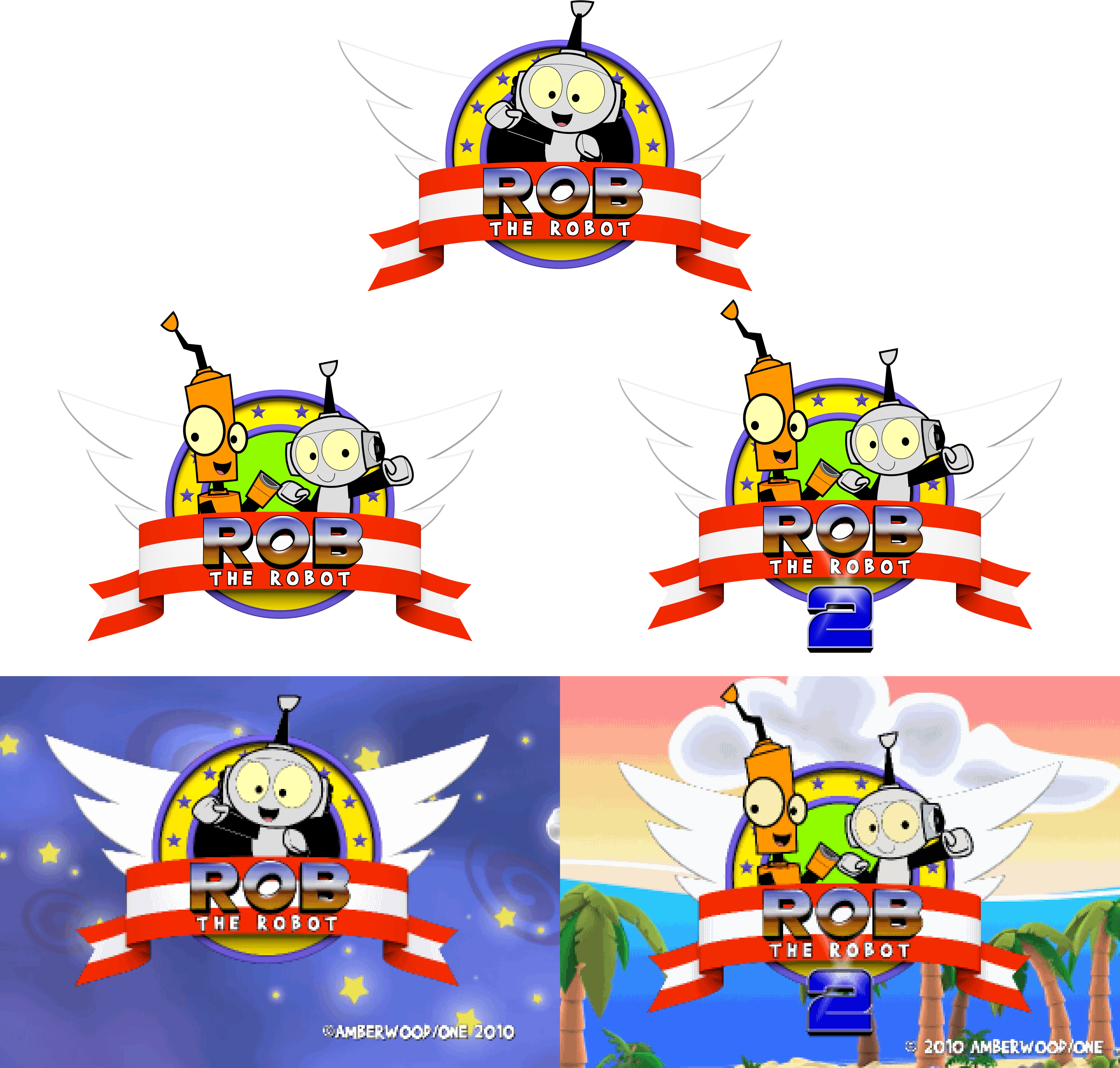 Rob the Robot logo + title screen (Sonic the Hedgehog style) | Fandom