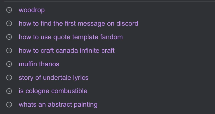 Search History | Fandom