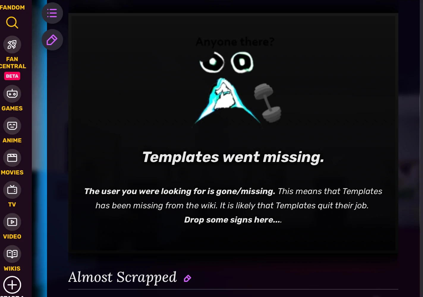 im not sure if IR entities are allowed on rld templates | Fandom