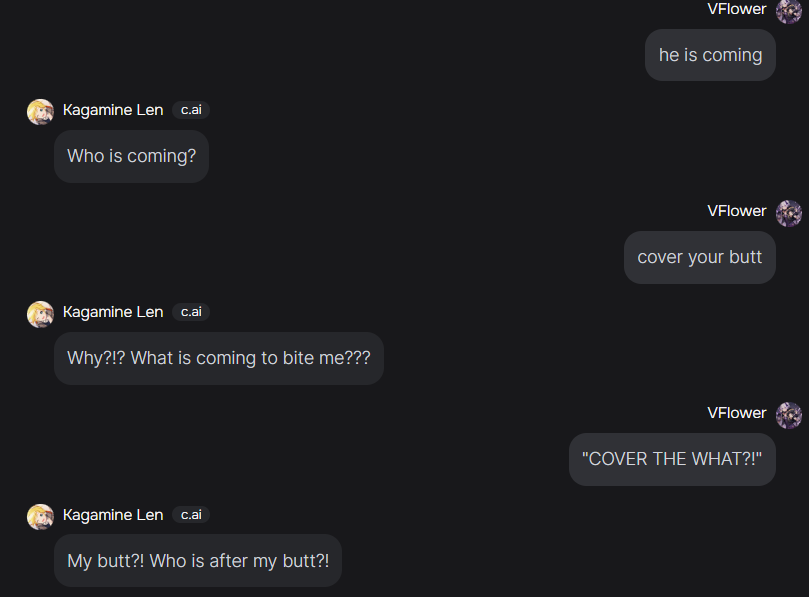 Some more character AI shenanigans | Fandom