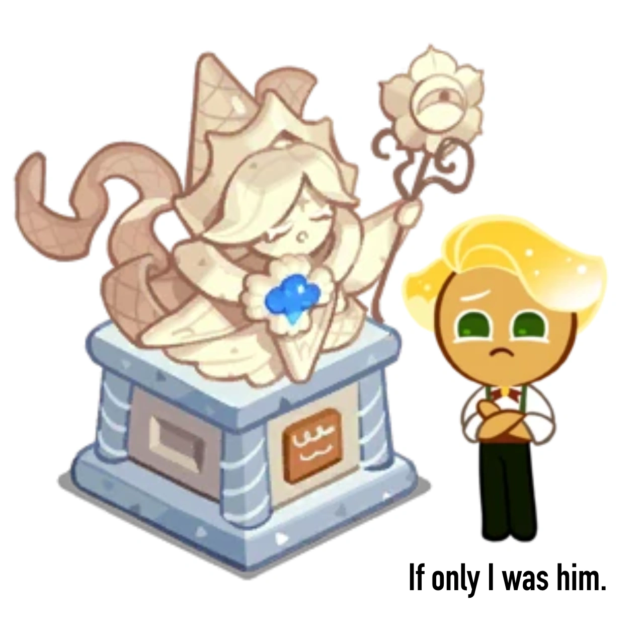 Sparkling keeps staring at my Pure Vanilla statue, so I made this | Fandom