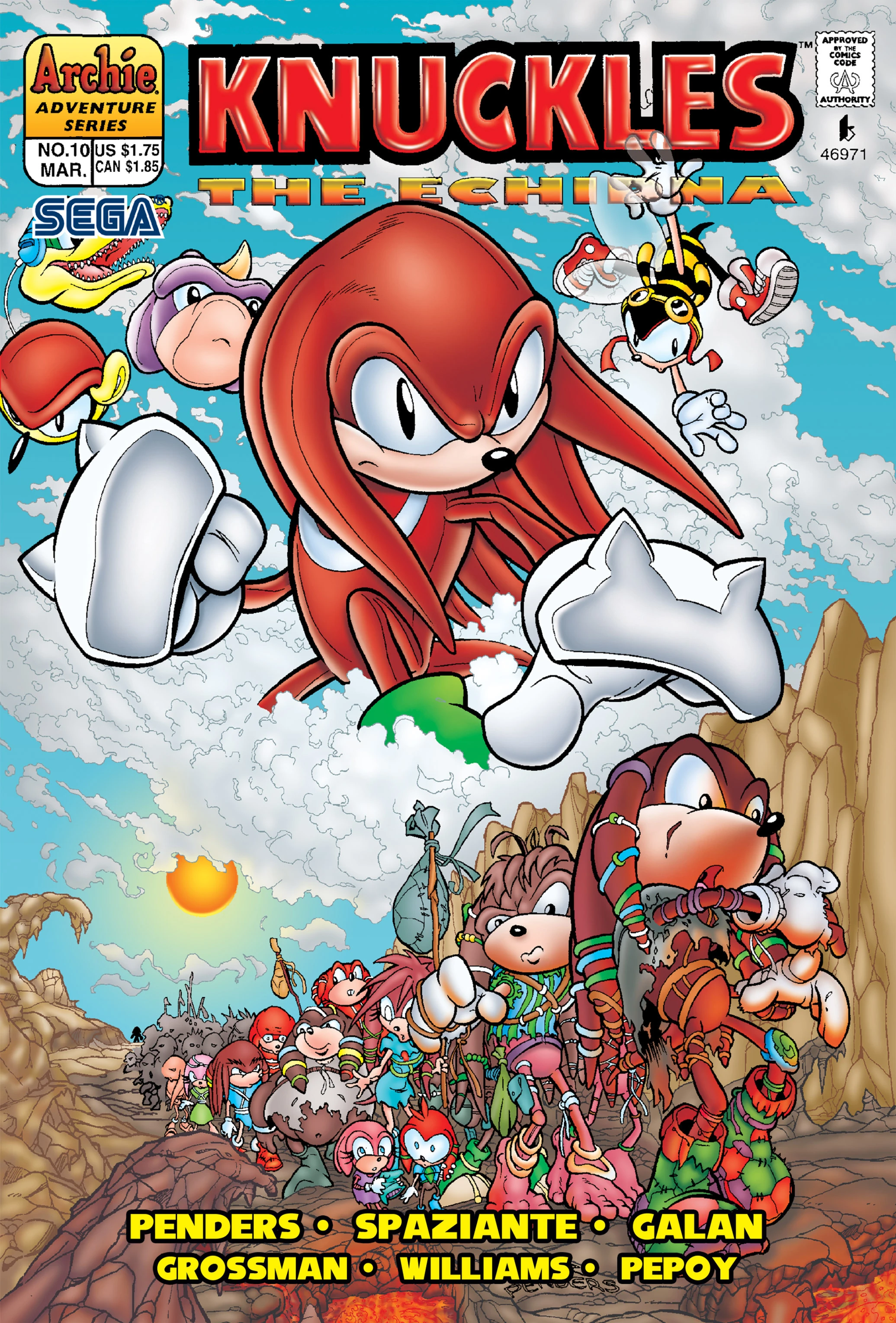 Reviewing all the Ken Penders Knuckles stories: The Forgotten Tribe 1 ...