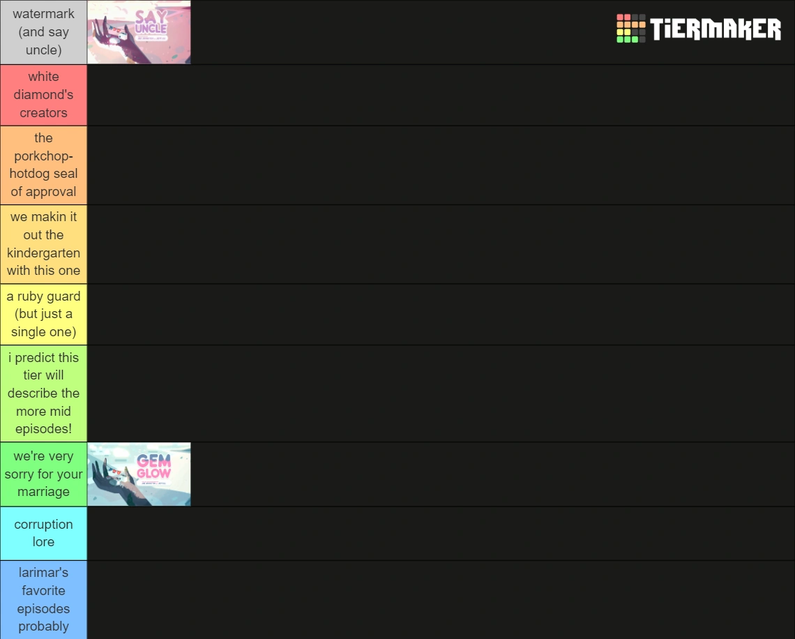 Daily SU Episode Tierlist: Gem Glow | Fandom