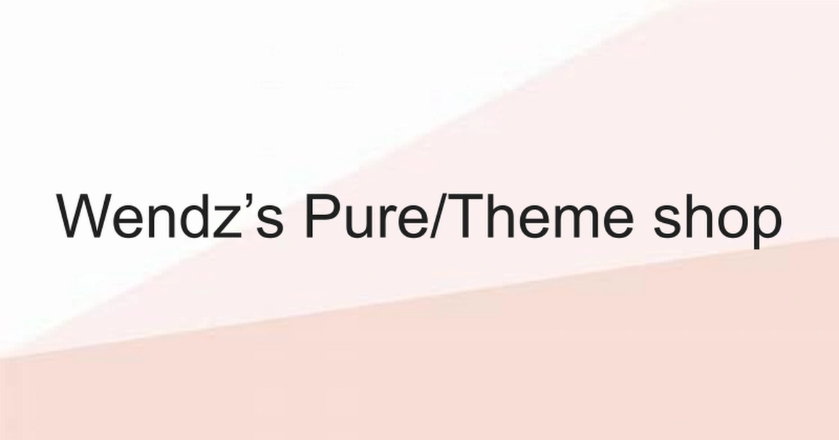 my pure/theme shop | Fandom