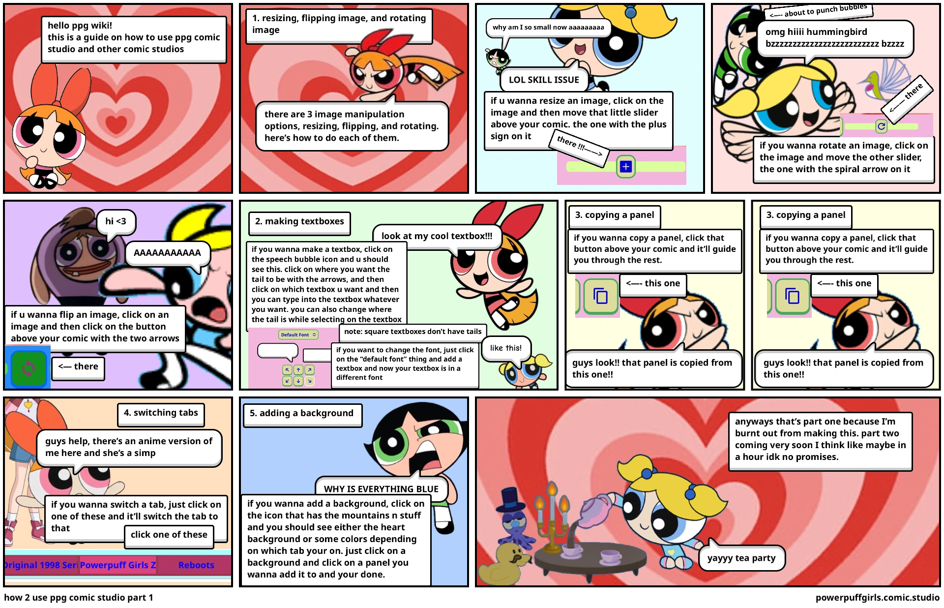 how 2 use ppg comic studio part one | Fandom