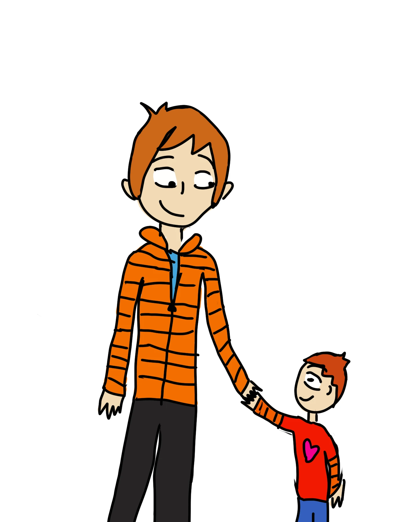 I drew Petey and Lil' Petey as humans | Fandom