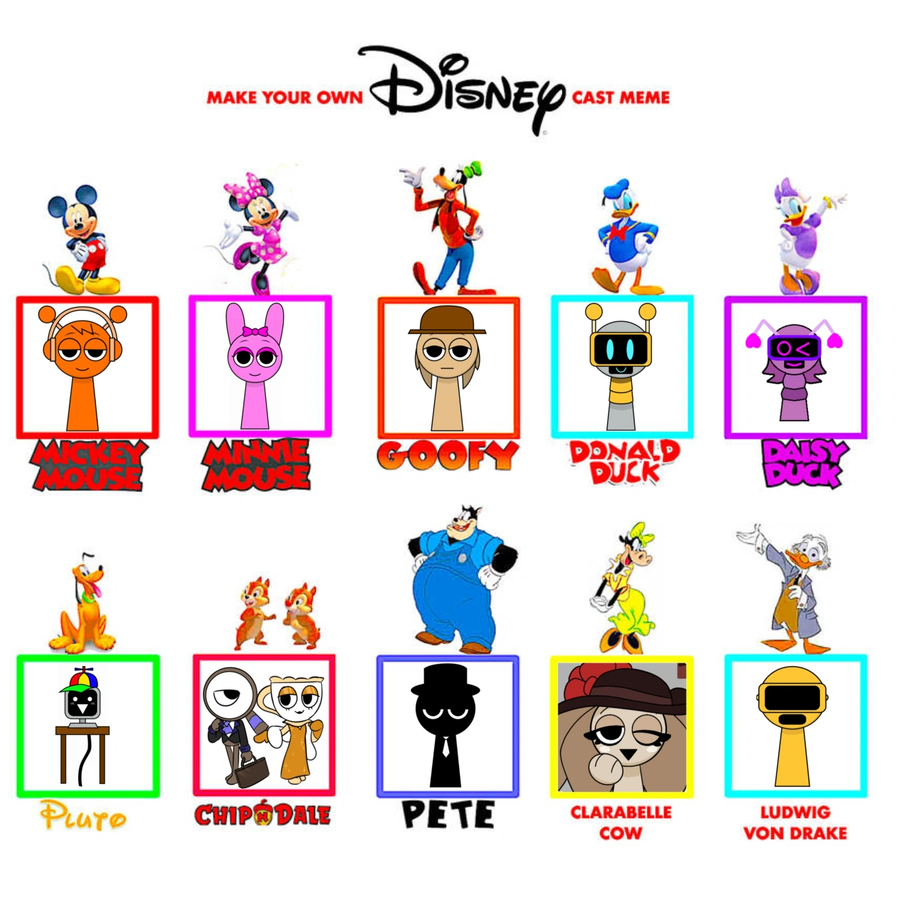 Mickey mouse clubhouse cast meme | Fandom
