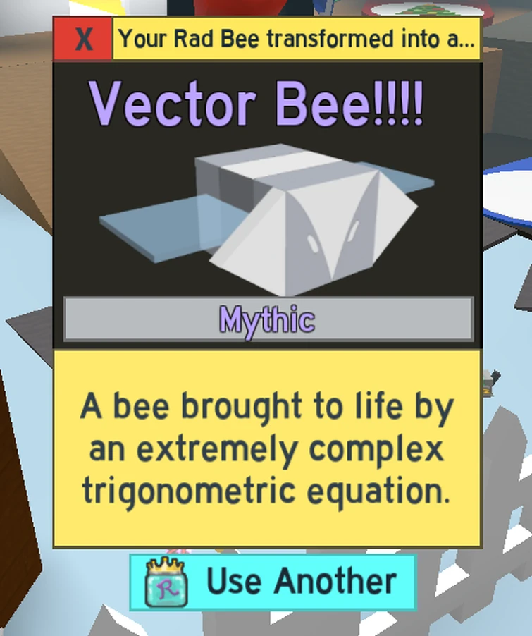 I wanted a gifted frosty, Onett gave me a vector bee, I wanted a gifted ...