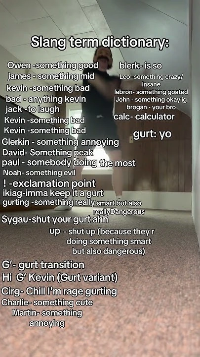 Slang dictionary | Fandom