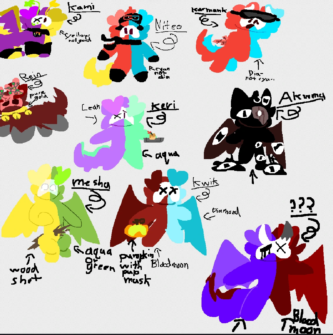 MY GOD ALL MY SLIMEPUP OCS TAKES FOREVER TO DRAW THEM ALL | Fandom
