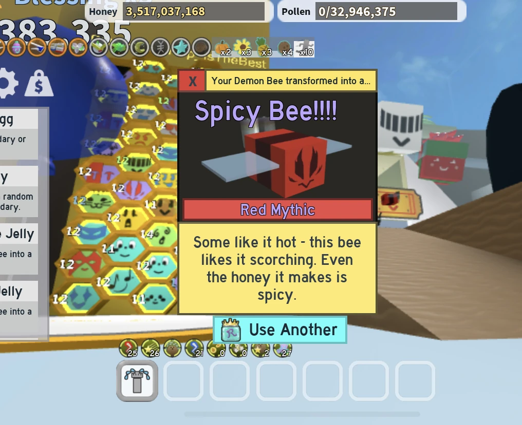 I hate Spicy and Fuzzy bee RNG | Fandom