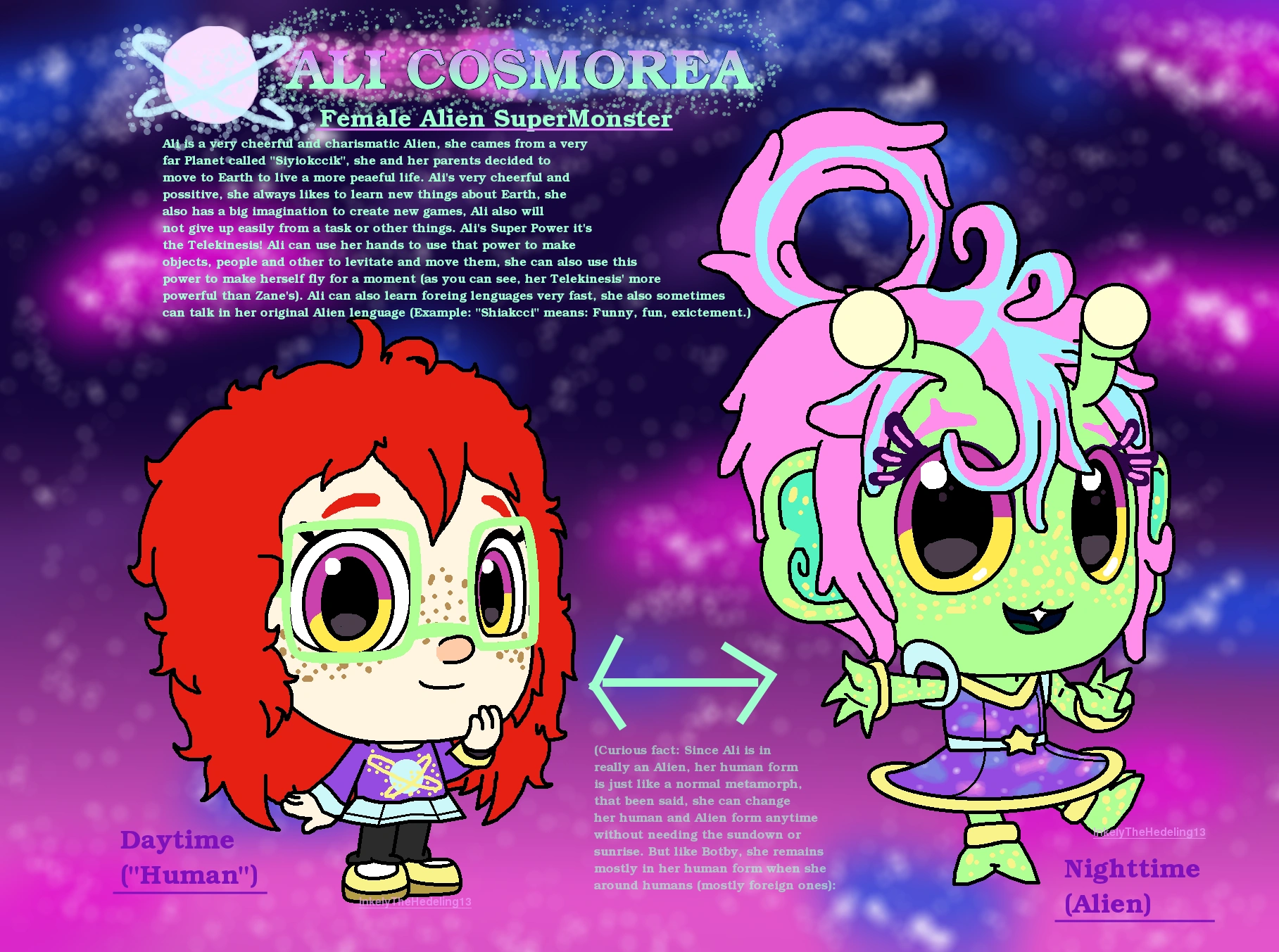 Super Monster OC 1#: Ali Cosmorea | Fandom