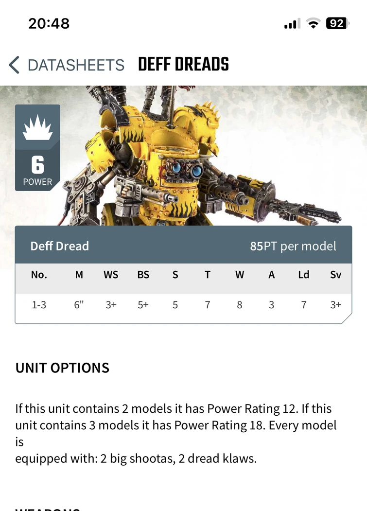 Is deff dread superior 10th ed? | Fandom