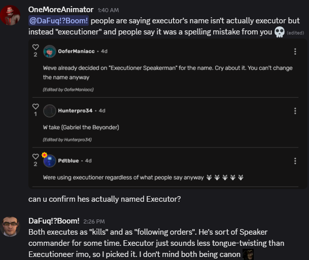 Even more confirmation about both names being canon | Fandom