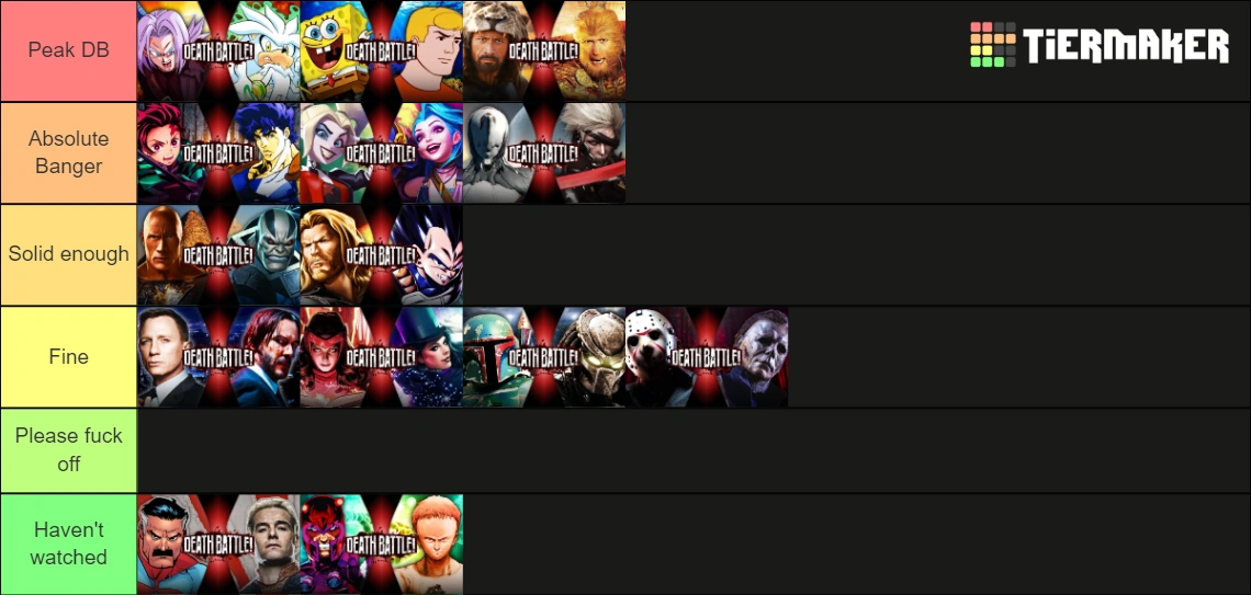 S9 Tier List (up to JV VS MM) | Fandom