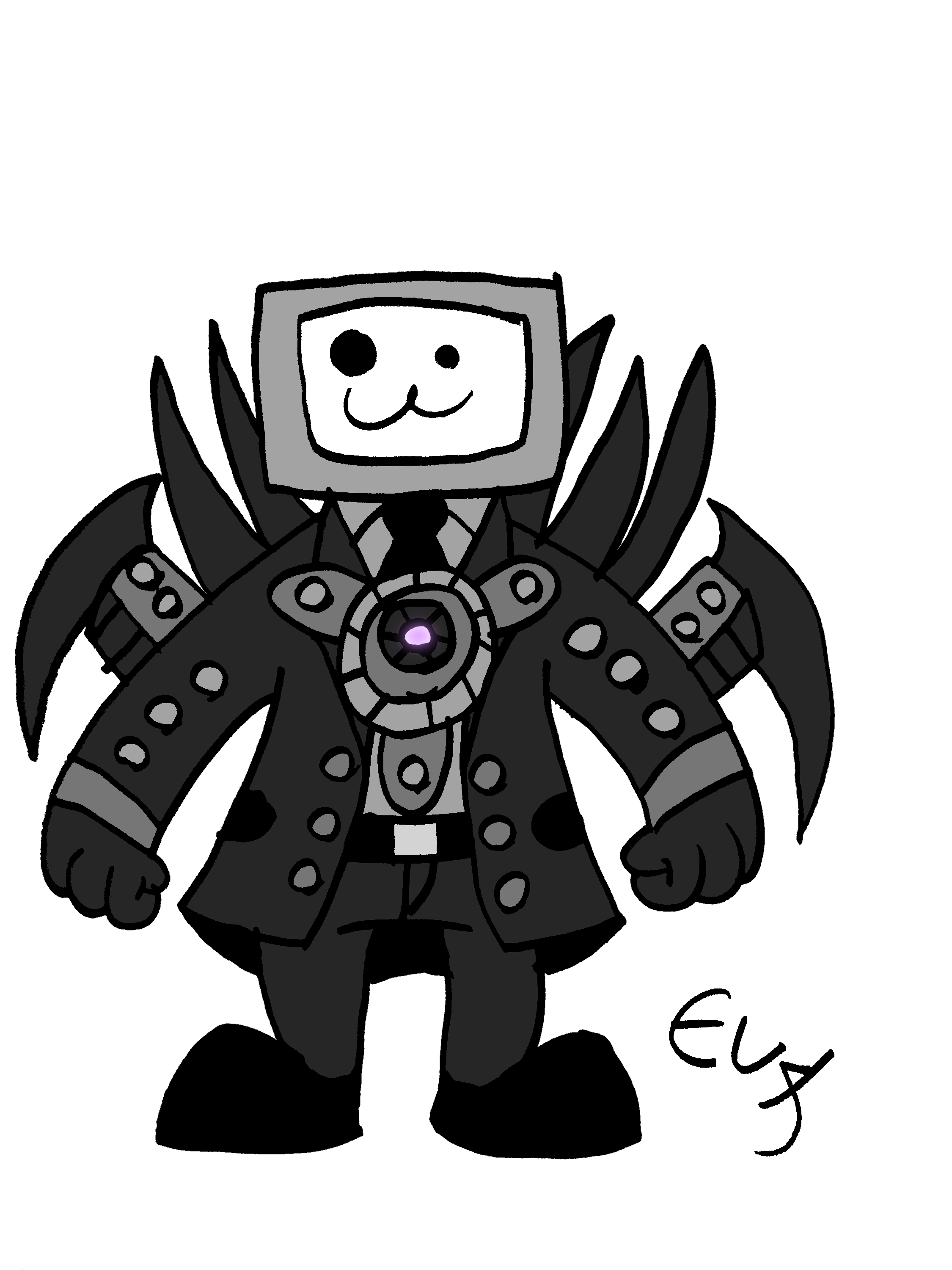 My drawing of Titan TV man | Fandom