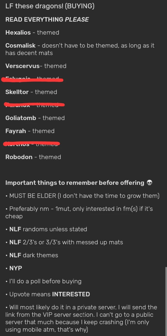 Trading 2 mut pots for 2 growth pots! Also LF these dragons! | Fandom