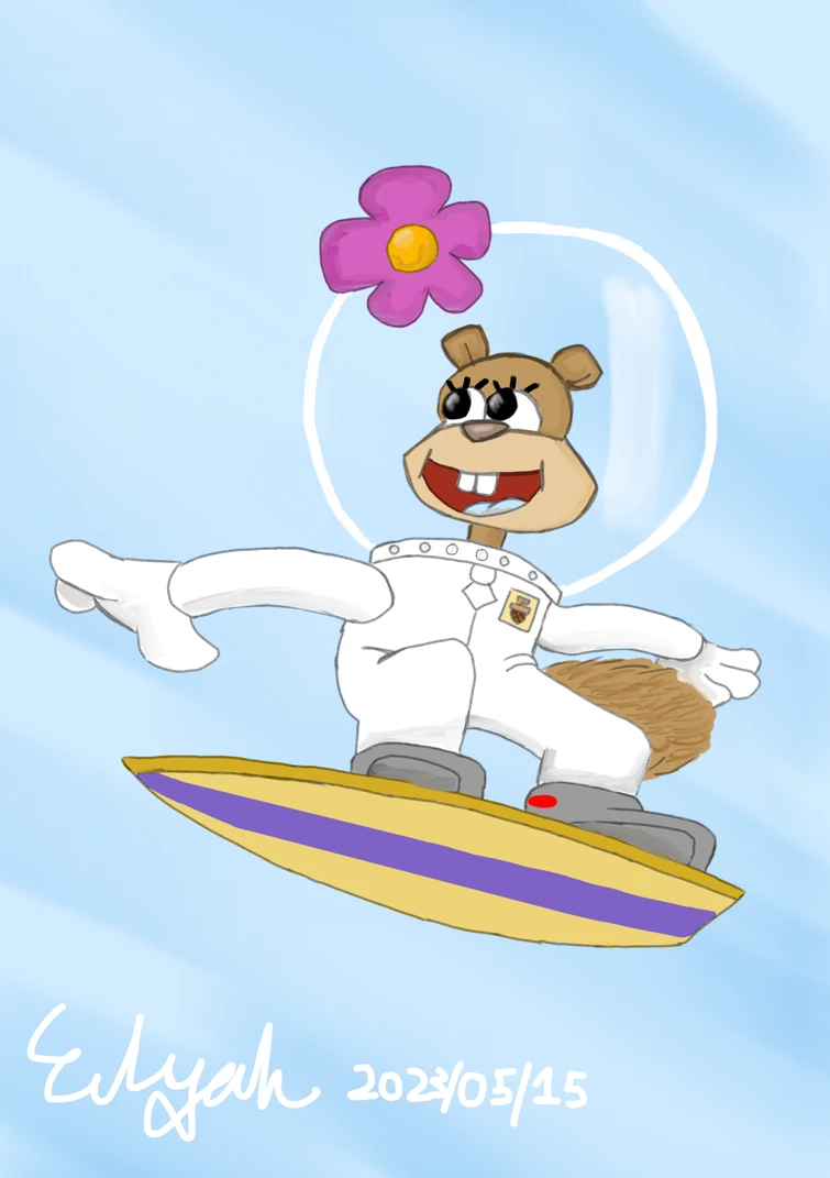 My fan art of Sandy Cheeks | Fandom