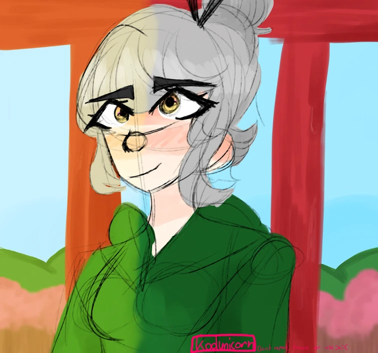 Harumi coloured sketch! | Fandom