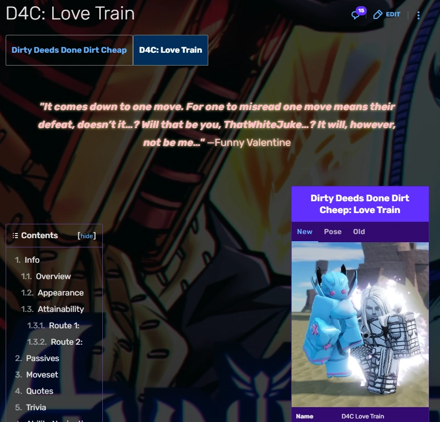 Proud to say that the D4C Love Train page is officially finished | Fandom