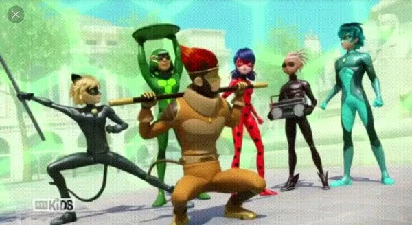 I love this new team Kim looks like a leader.ladybug is the only girl ...