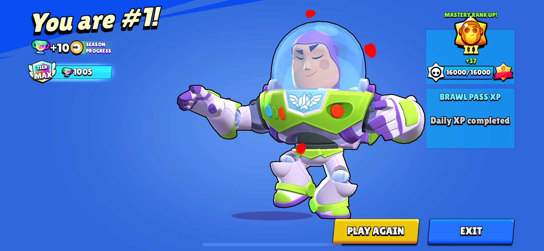 I got the buzz lightyear title. Twice. 1 on my main one on my mini | Fandom