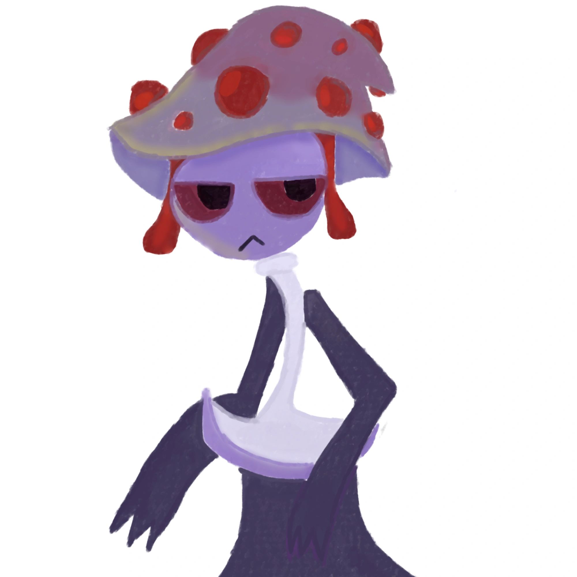 Stupid lil drawing I made of Mushroom | Fandom