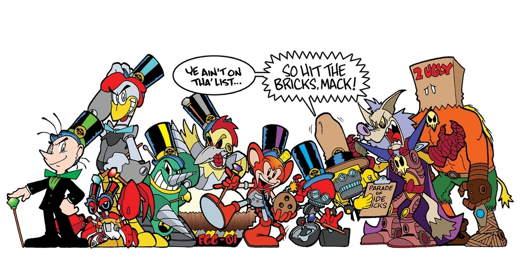Another time Archie referenced Crabmeat being Robotnik’s old assistant ...
