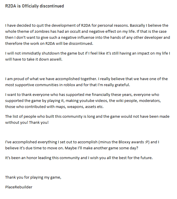 R2DA Is over. | Fandom